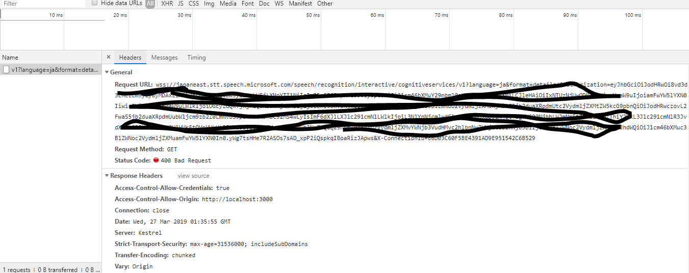 Websocket Handshakeconnection Faild To Cognitiveservices In Webchat Es5js · Issue 1823