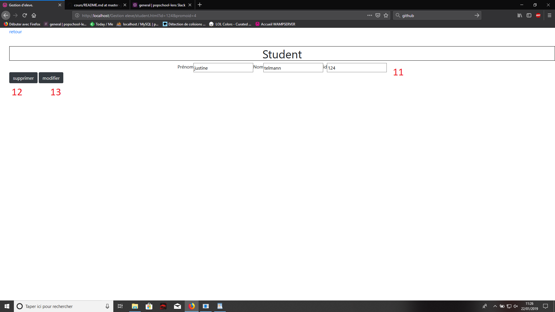 GitHub - yaushii/Gestion-eleve