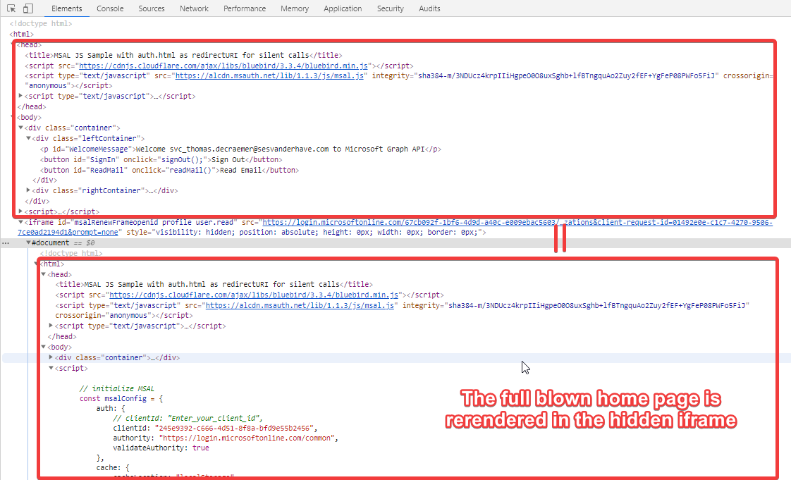 'ClientAuthError: Invalid state' when returning from a redirect after ...