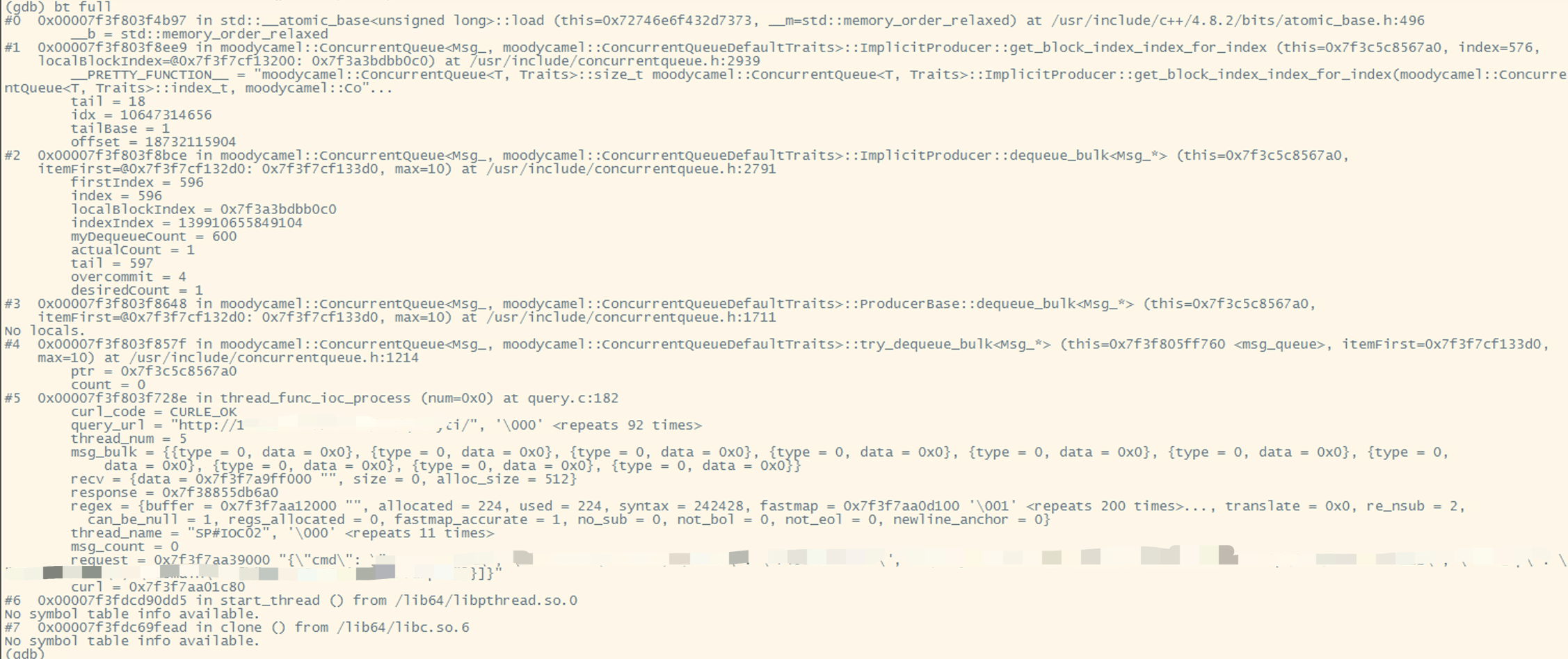 Program crashed when it calls try_dequeue_bulk, how to handle this ? · Issue #311 · cameron314 ...