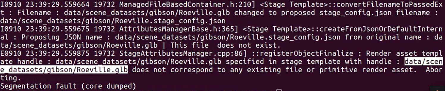 I can't run the quick start example · Issue #718 · facebookresearch/habitat-lab · GitHub