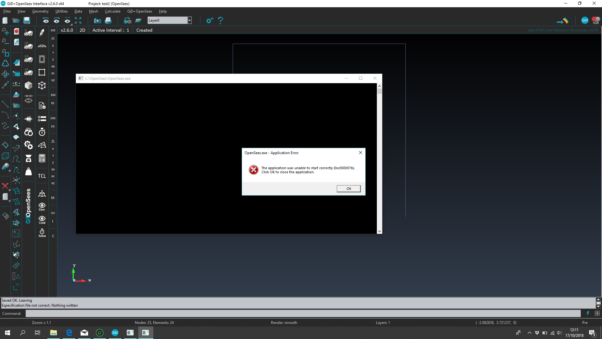 Analysis could not run · Issue #63 · rclab-auth/gidopensees · GitHub