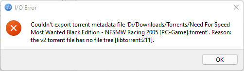 Problem saving magnet as .torrent file · Issue #16454 · qbittorrent ...