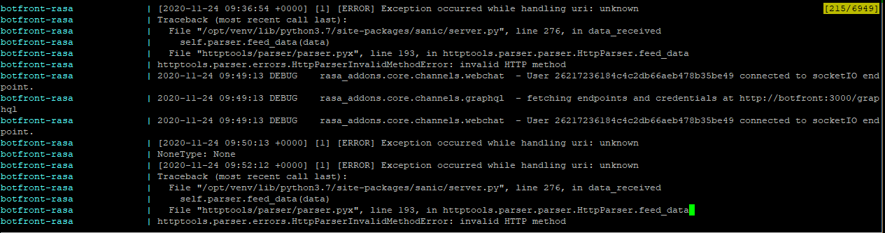 Botfront resets automatically and the project gets deleted · Issue #776 · botfront/botfront · GitHub