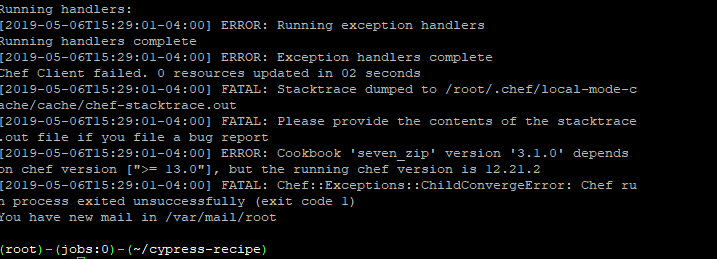 Cypress v4.0.2 Chef install issue · Issue #1149 · projectcypress/cypress · GitHub