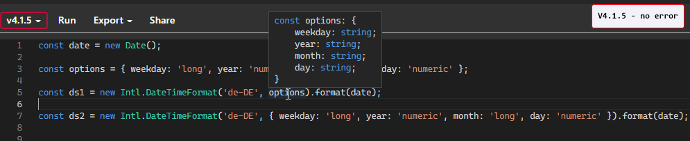 Error 2345 when options are a variable (but not if options are provided ...