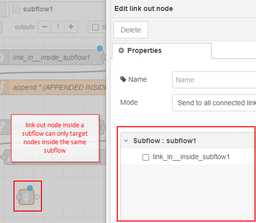 Link Call Node Inside A Subflow Cannot Call Links Outside The Subflow · Issue 3248 · Node Red