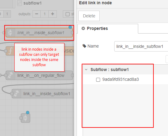 Link Call Node Inside A Subflow Cannot Call Links Outside The Subflow · Issue 3248 · Node Red
