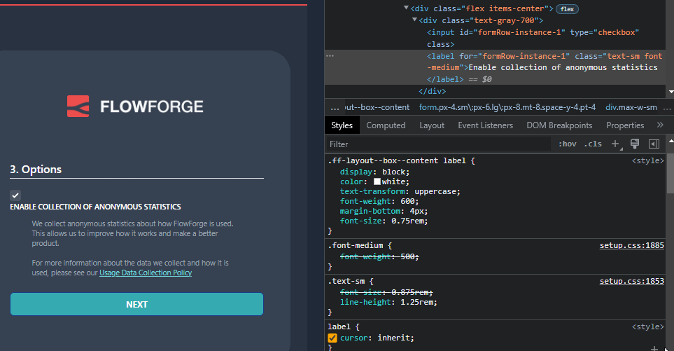 Label for Checkbox not displayed in-line · Issue #1246 · FlowFuse/flowfuse · GitHub