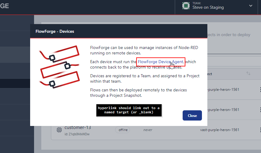Helper/Informative Dialogs · Issue #1452 · FlowFuse/flowfuse · GitHub