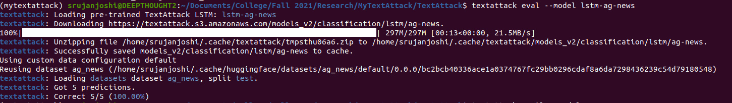 Mismatch Config Filename For Lstm And Cnn Pretrained Models · Issue 561 · Qdata Textattack · Github