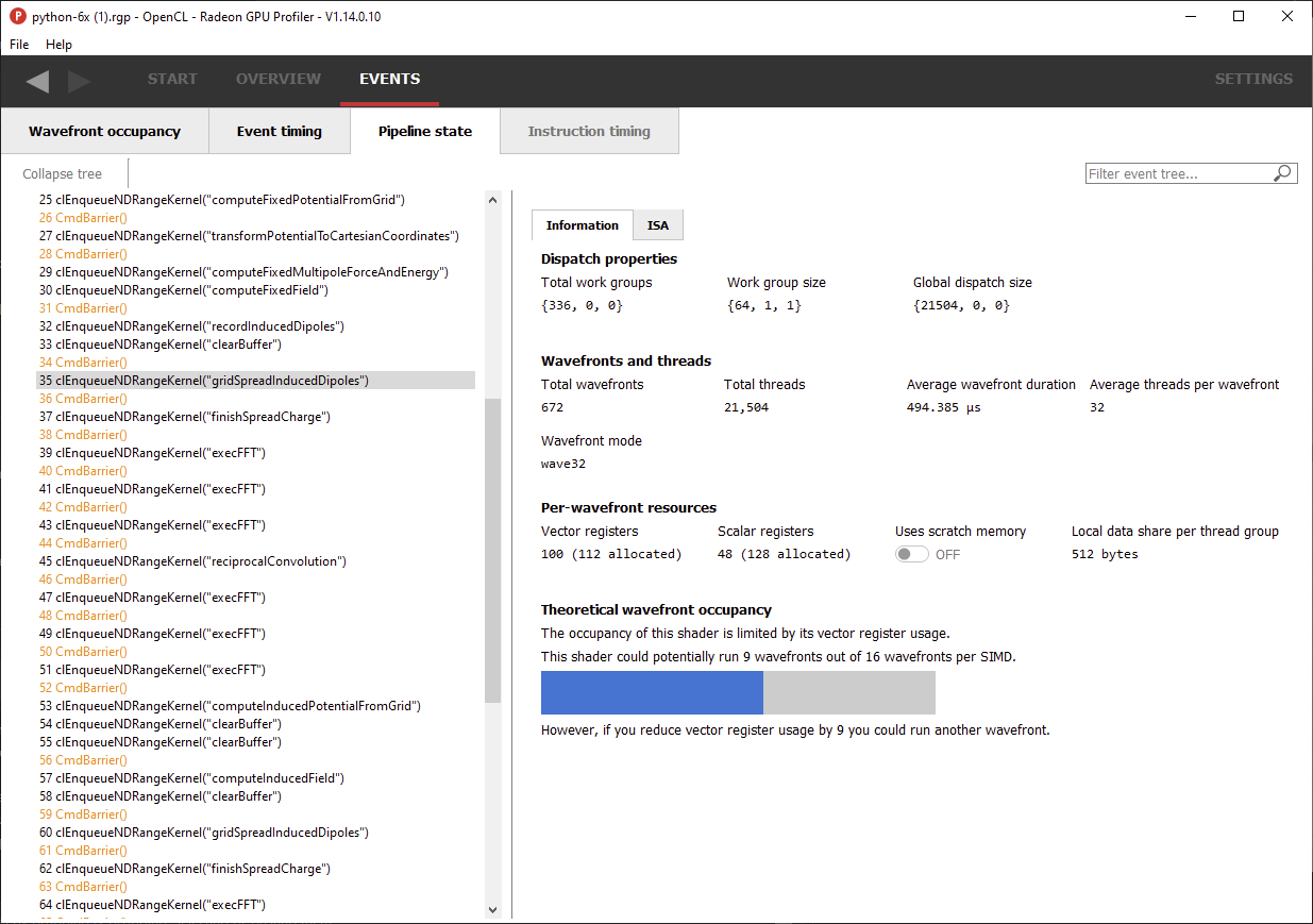 RX 6600 prefers a lot less threads for amoebapme · Issue #3885 · openmm/openmm · GitHub