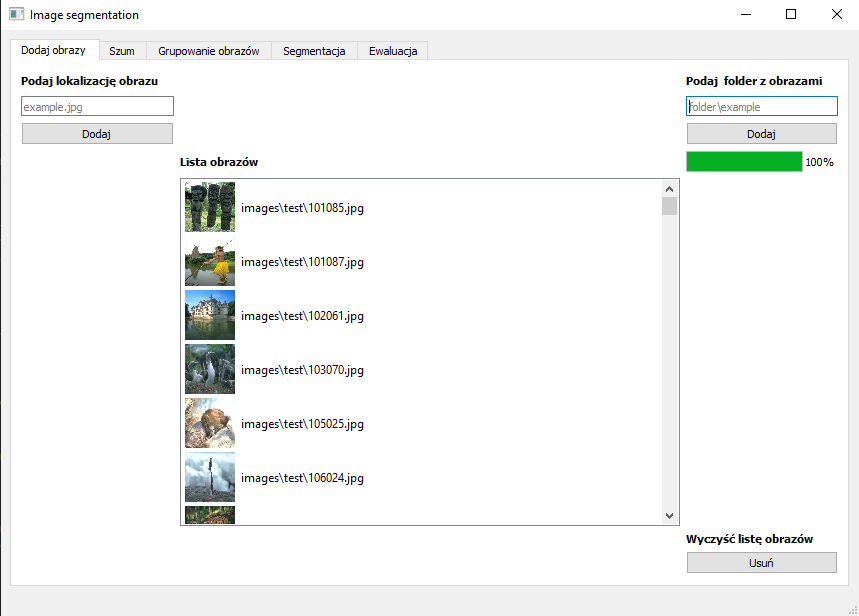 GitHub - wranidlo/ImageSegmentation