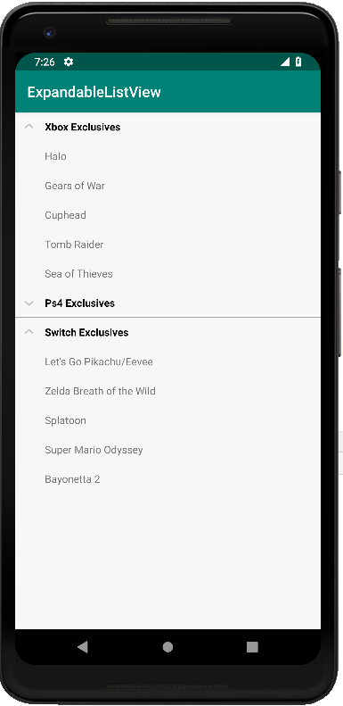 GitHub - Jerrehj/ExpandableListView: ExpandableLsitView