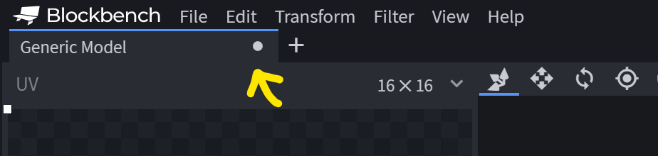 [Beta] [Feedback] Tabs Feedback on unsaved projects · Issue #1005 · JannisX11/blockbench · GitHub