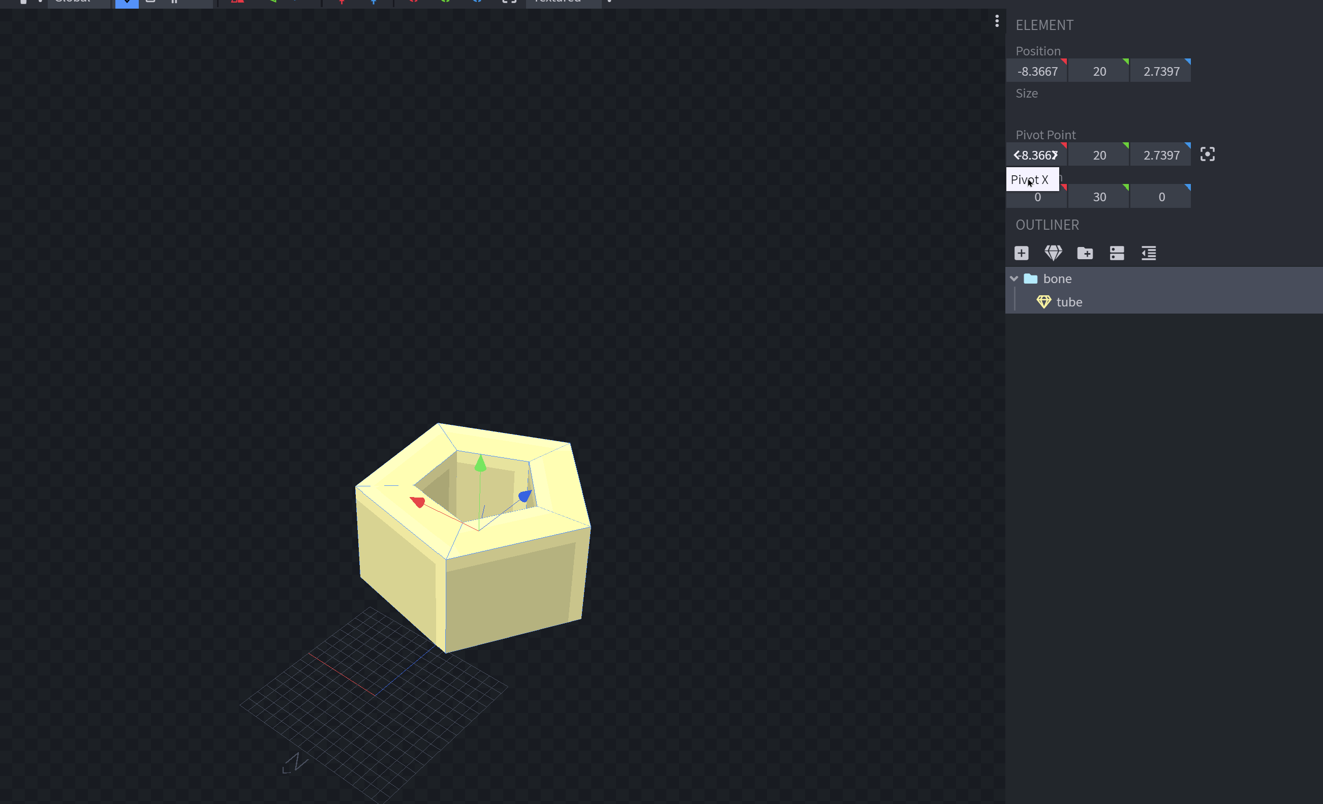[Issue] Cannot move mesh on a bone that's rotated · Issue #1234 · JannisX11/blockbench · GitHub