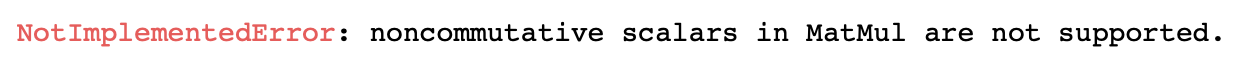 Substitution of non-commutative symbols with MatrixSymbols · Issue ...