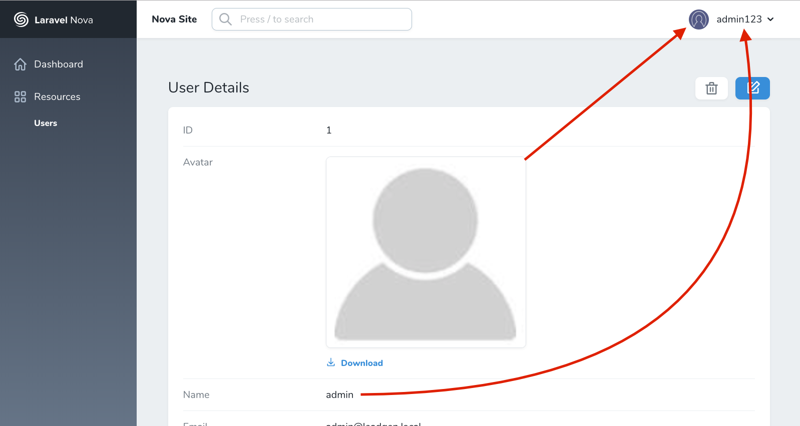 Username And Avatar Do Not Update · Issue 1708 · Laravelnova Issues · Github