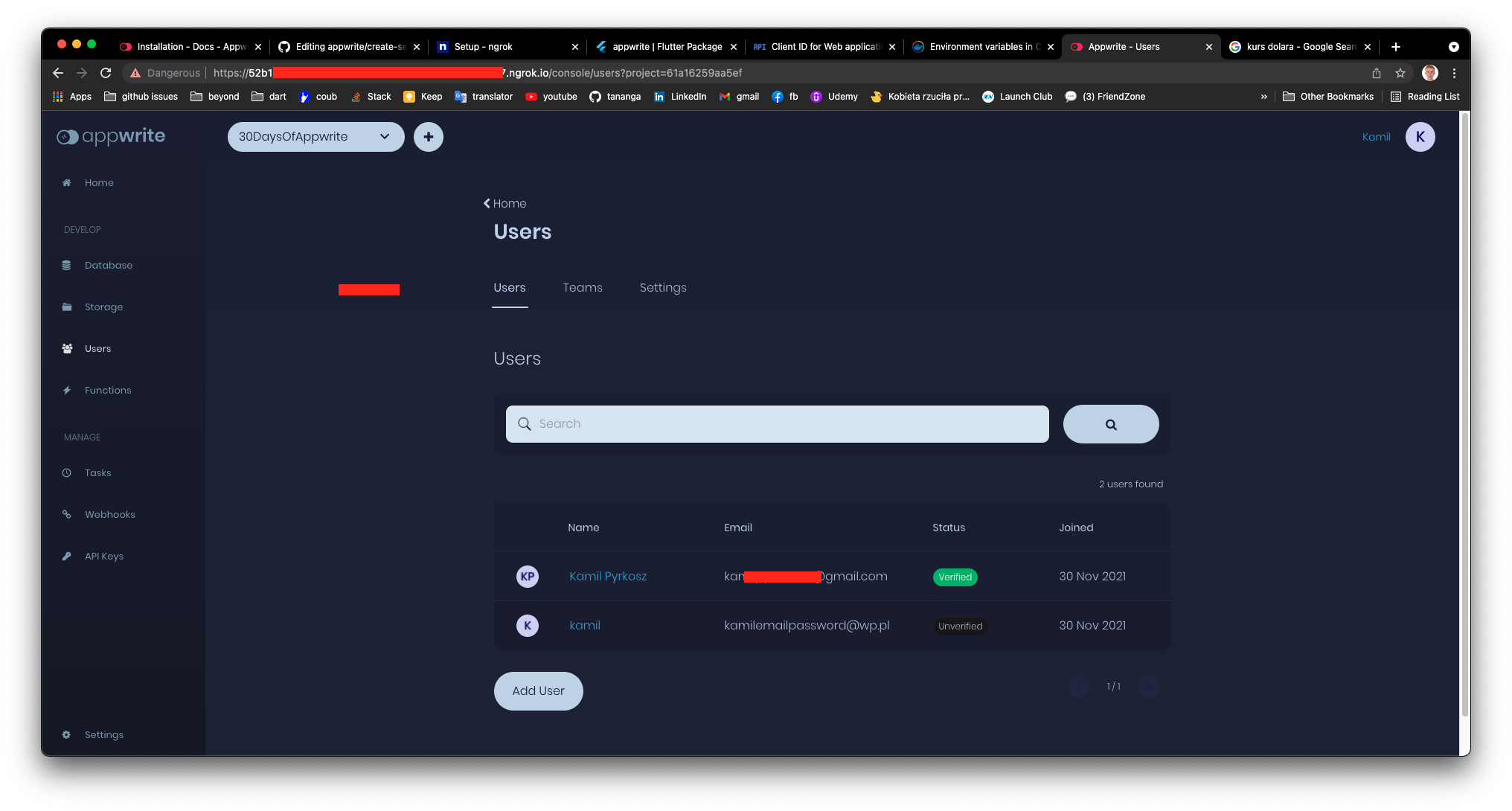 🐛 Bug Report: I cant sign in into google with my private IP ( FLUTTER ) · Issue #2444 · appwrite ...