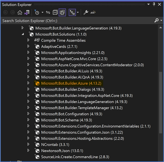 Hitting max value of 64 when deserializing Bot state from CosmosDB using a sample Virtual Agent ...