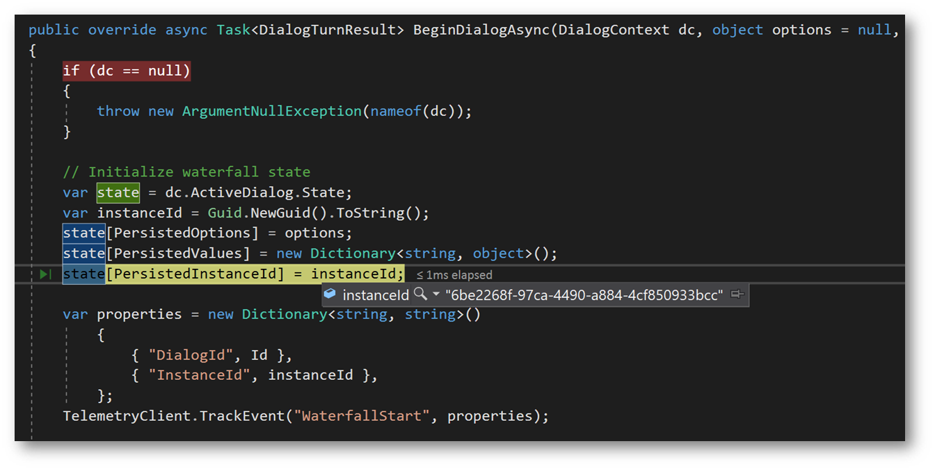 "The given key 'instanceId' was not present in the dictionary." when ...