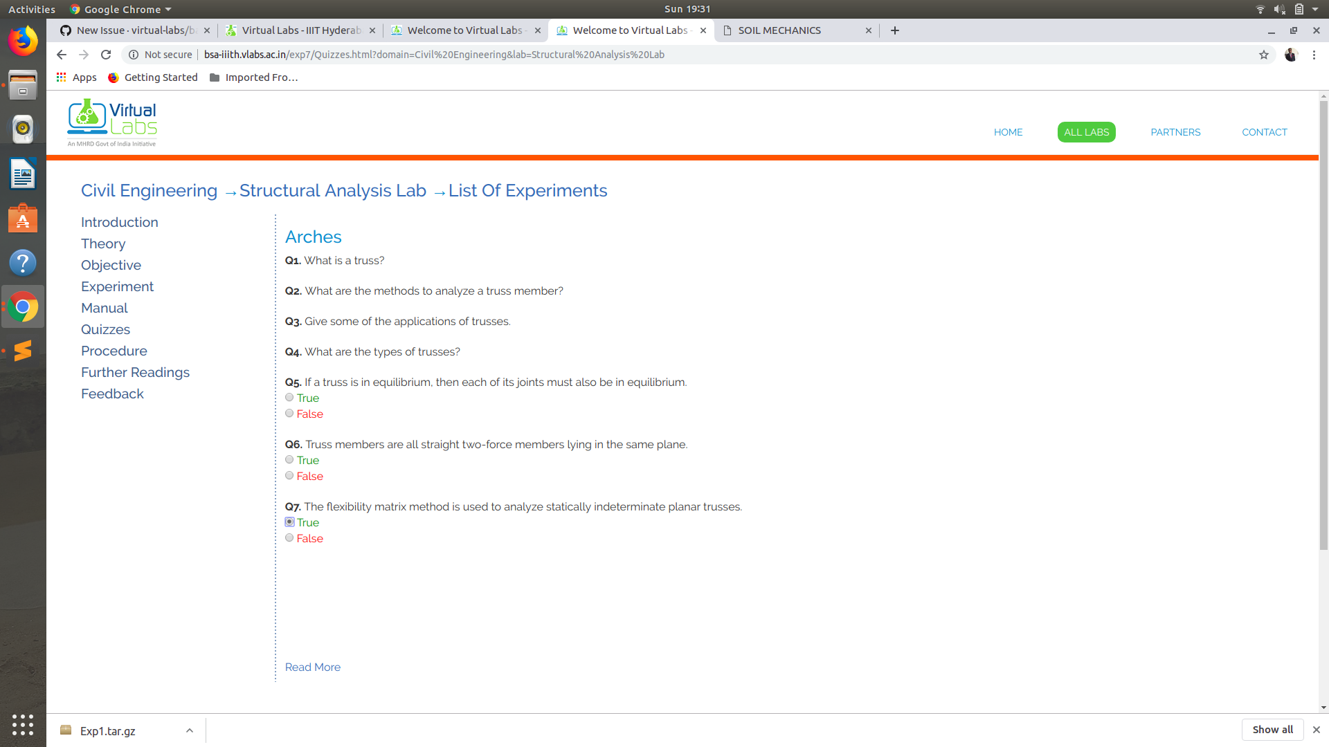 Arches_quiz · Issue #160 · virtual-labs-archive/basic-structural-analysis-iiith · GitHub