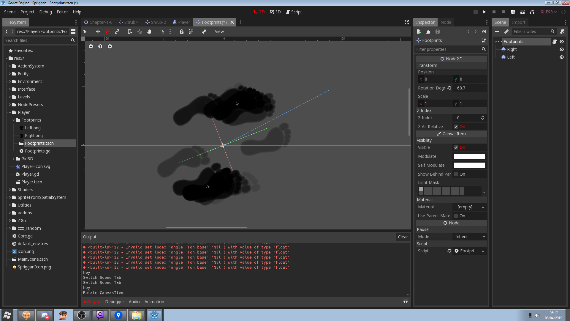 Particles2d Material Angle Property Is Not Initial · Issue 27794 · Godotengine Godot · Github