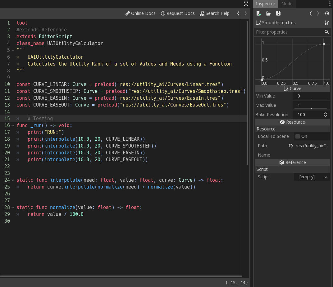 Improve the Curve, Curve2D and Curve3D editors by exposing values in the Inspector · Issue #48 ...