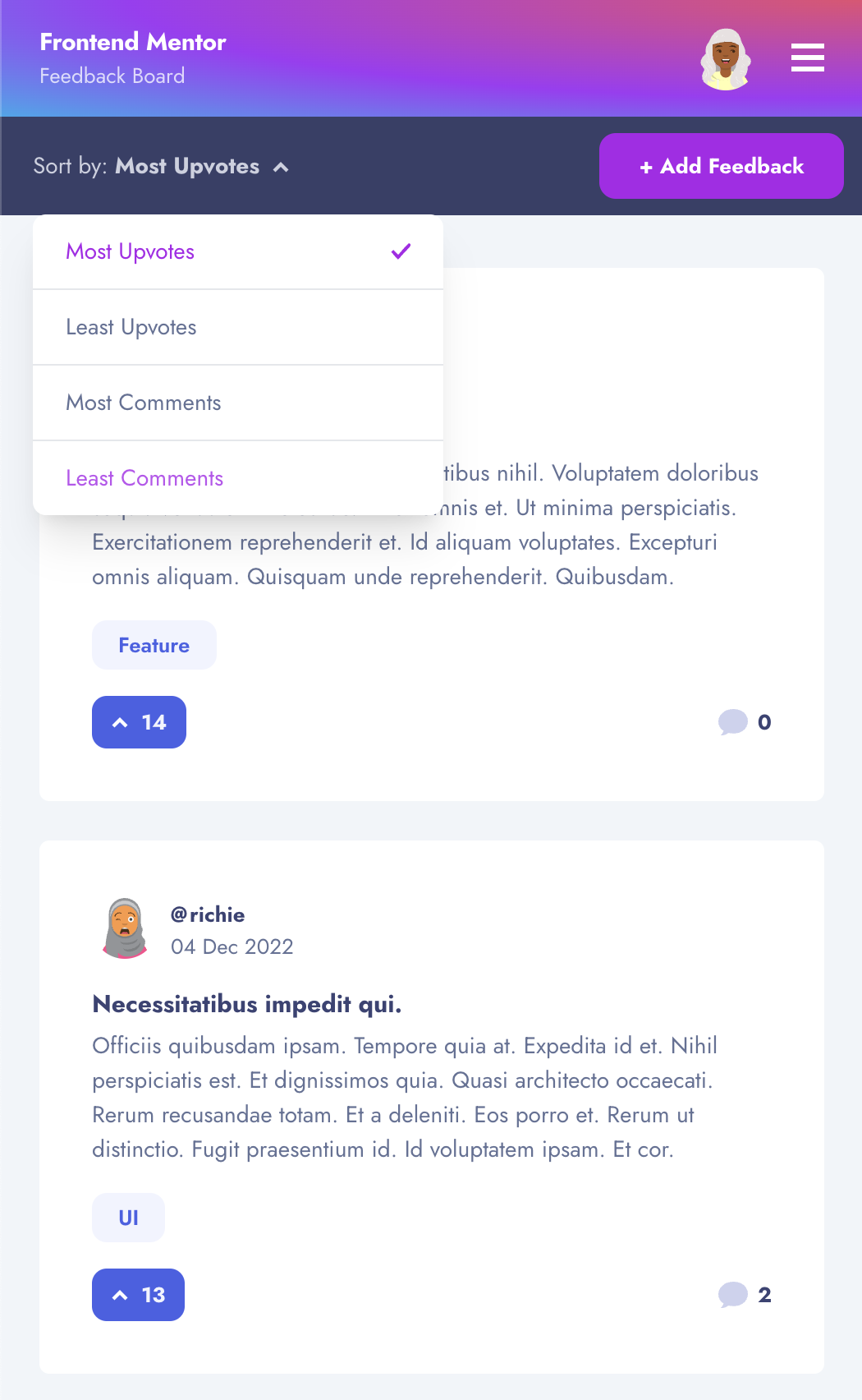 GitHub - Jacksonishere/frontend-product-feedback-app
