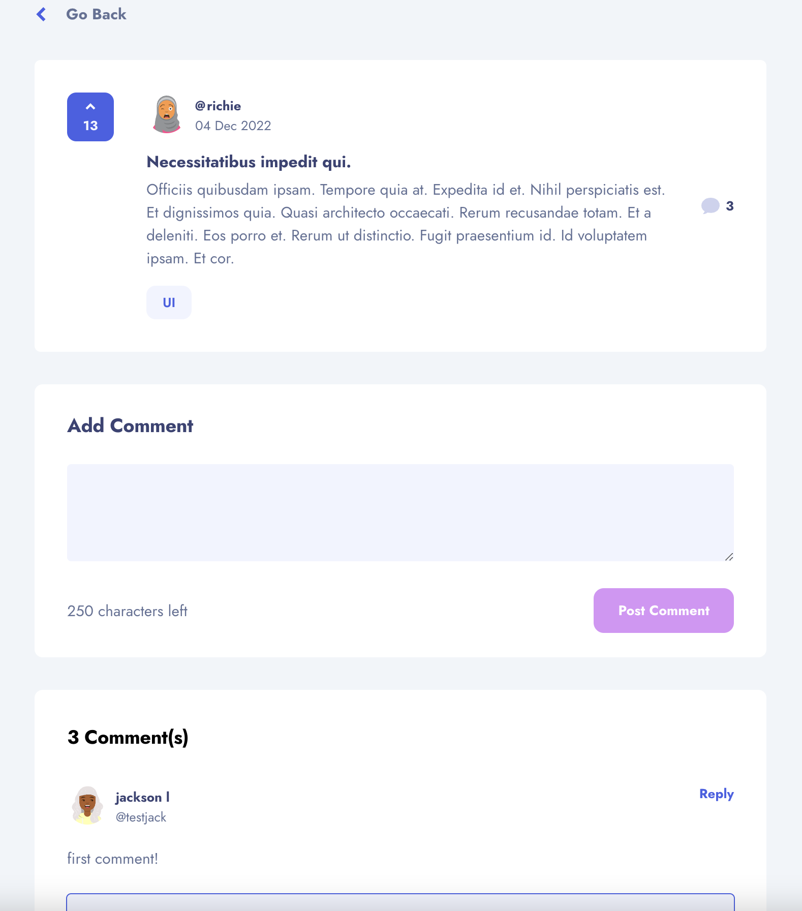 GitHub - Jacksonishere/frontend-product-feedback-app