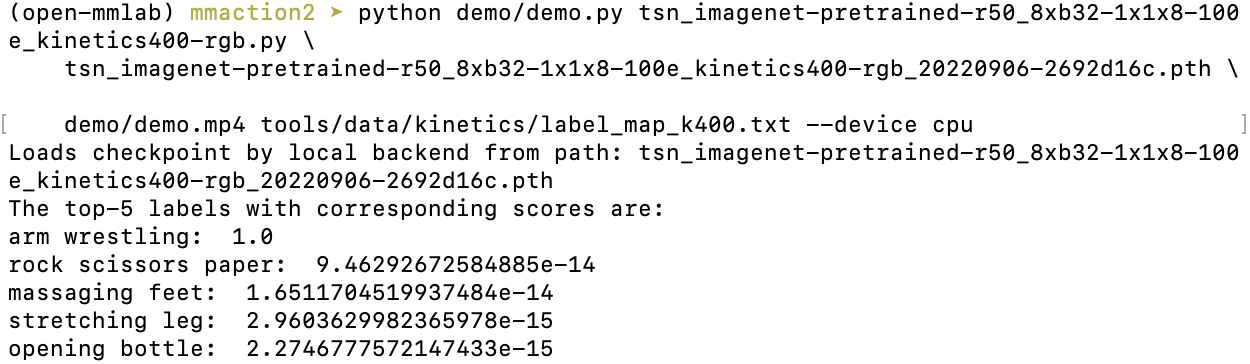 Unable to run mmaction2 on Mac M1 chip · Issue #2243 · open-mmlab ...