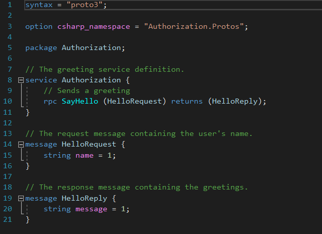 Grpc tool in VS2019 do not build classes when the asp.net project is a service fabric service ...
