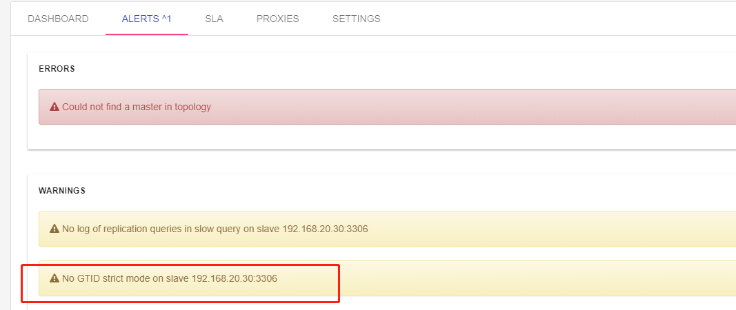启动报错，replication-manager ，Master not discovered, skipping failover check · Issue #260 · signal18 ...