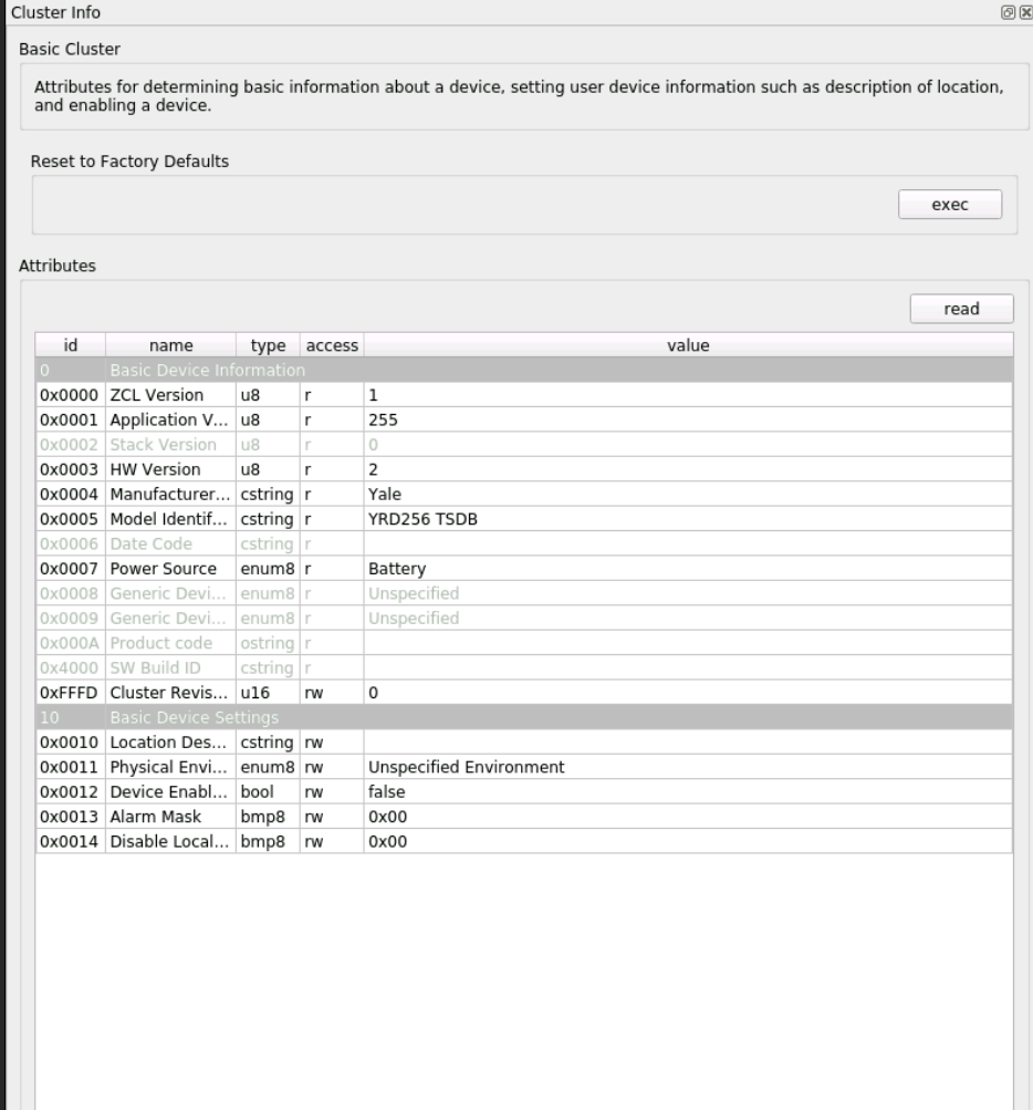Yale YRD226 ZigBee keypad door lock · Issue #3750 · dresden-elektronik ...