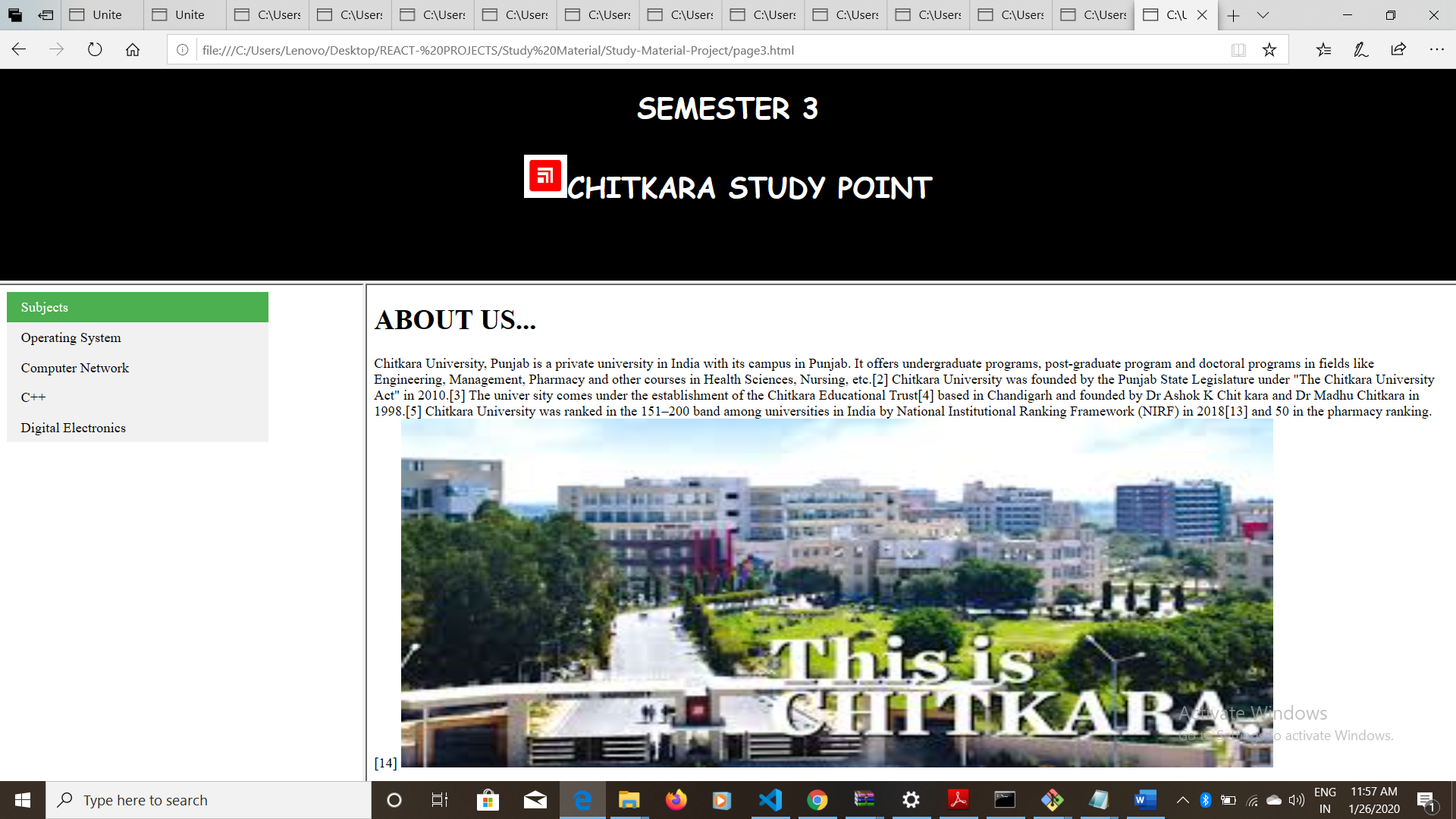 GitHub - navreet1999/Study-Material-Website: A static website of study material using html,css ...