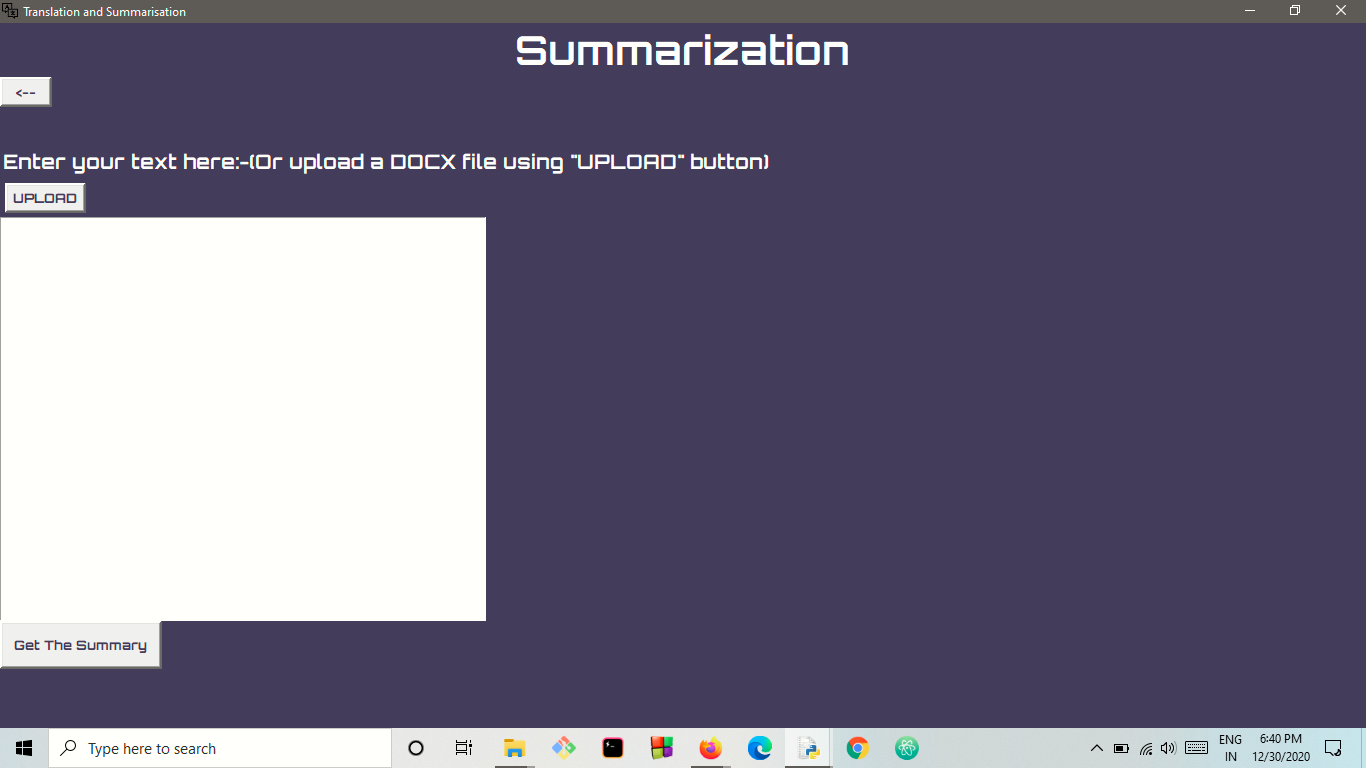 GitHub - kapilsharma432001/Translation-and-Summarisation-Model: -> A ...