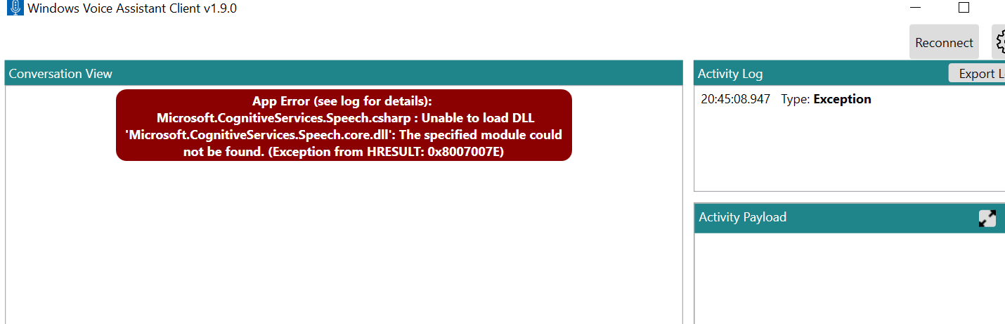 Unable to load DLL 'Microsoft.CognitiveServices.Speech.core.dll · Issue #150 · Azure-Samples ...