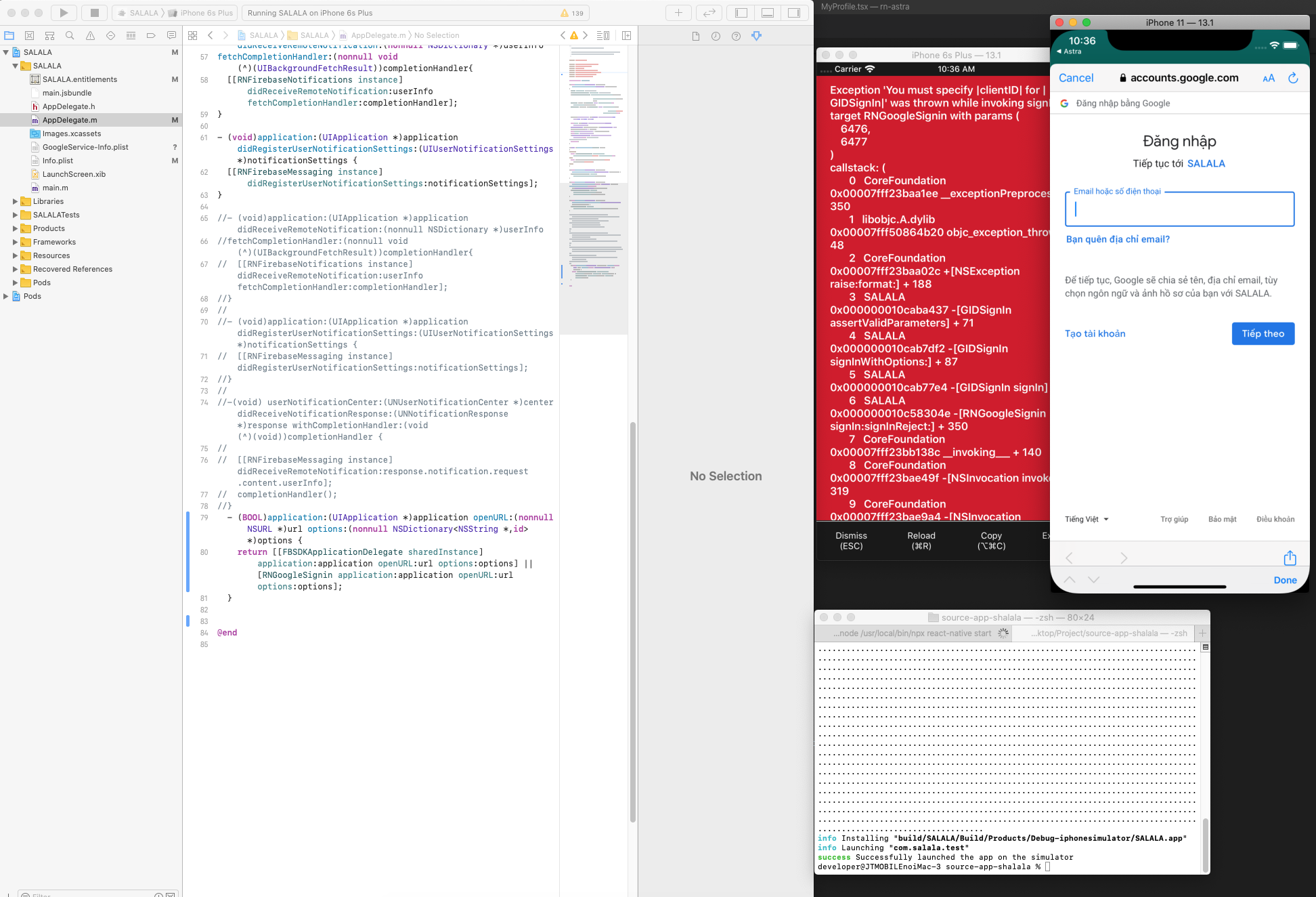 Error on ios 13.1 · Issue #787 · react-native-google-signin/google ...