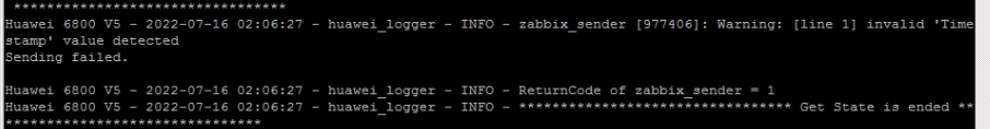 invalid 'Timestamp' value detected · Issue #6 · aklyuk/zabbix-huawei-storages · GitHub