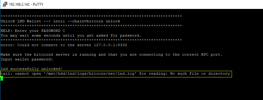 failed connection to rpc · Issue #164 · raspiblitz/raspiblitz · GitHub