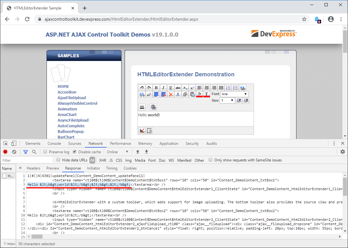 Bugs in HTML Sanitization · Issue #525 · DevExpress/AjaxControlToolkit · GitHub