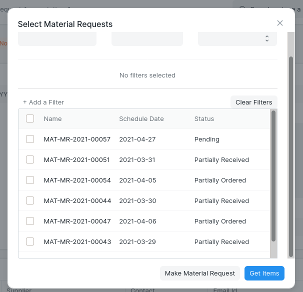 RFQ Get Items From Material Request · Issue #25237 · frappe/erpnext · GitHub