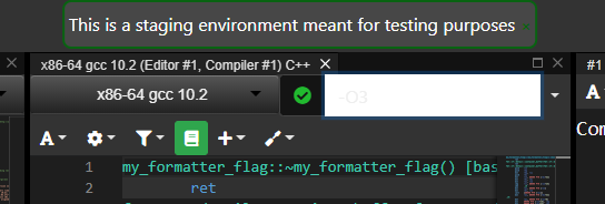 Bug Dark Mode Compiler Arguments Input Text Color Issue · Issue 2251 · Compiler Explorer