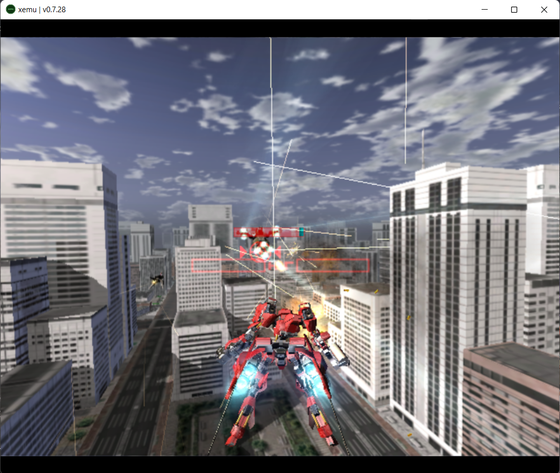 Murakumo: Renegade Mech Pursuit | Graphical glitch: Yellow Lines · Issue #1025 · xemu-project ...