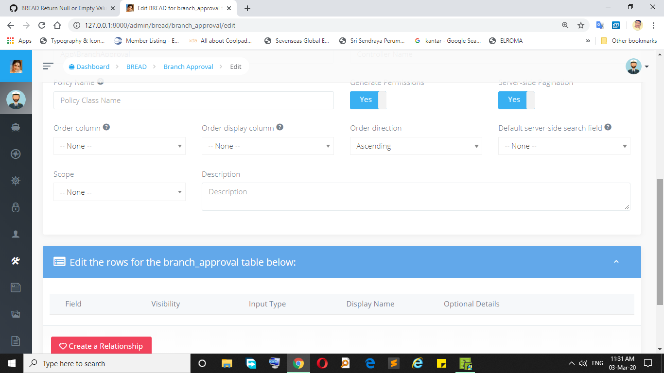 BREAD Return Null or Empty Value · Issue #4799 · thedevdojo/voyager ...