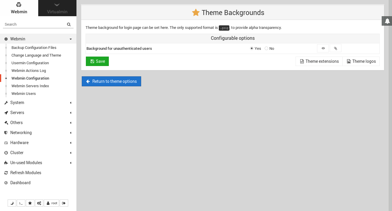 Theme: Login screen background · Issue #1195 · webmin/authentic-theme · GitHub