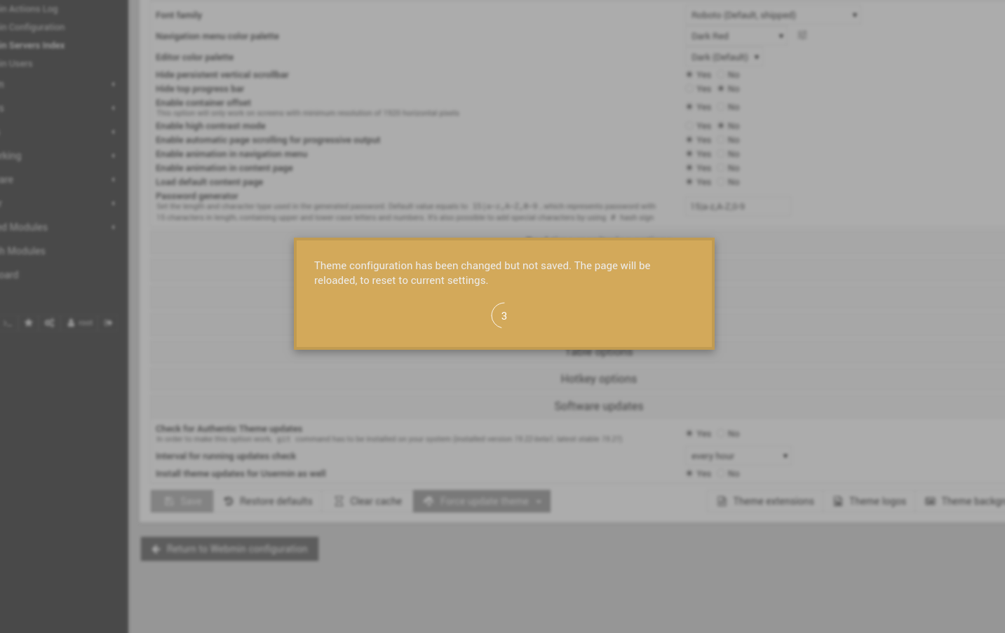 Theme: Warning modal for unsaved forms · Issue #1248 · webmin/authentic-theme · GitHub