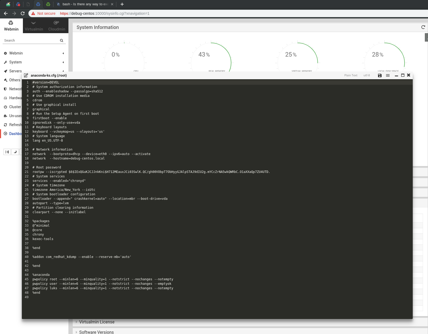 Theme: Inbuilt command line to raise internal file editor · Issue #1268 · webmin/authentic-theme ...