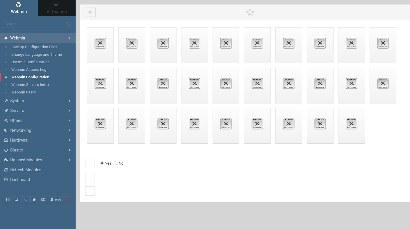 Webmin Used With Webprefix Bug For Modules With The Same Name · Issue