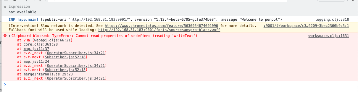 Unable to use the copy function · Issue #1870 · penpot/penpot · GitHub